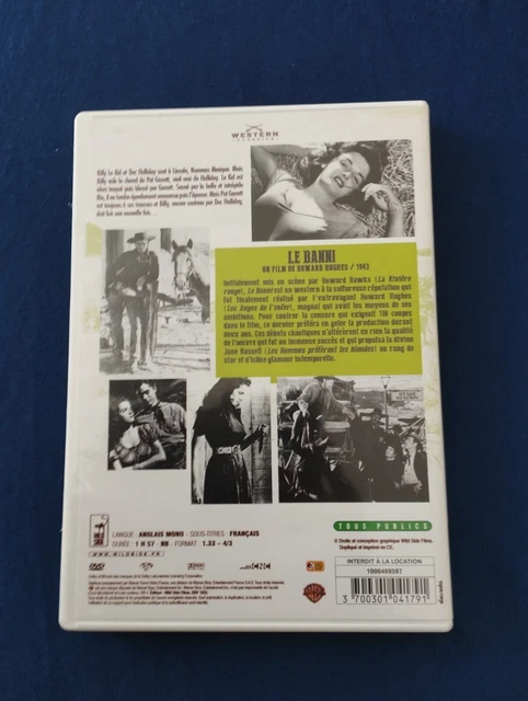 DVD LE BANNI Howard Hughes Jane Russell Jack Buetel Wild Side Video EUR ...