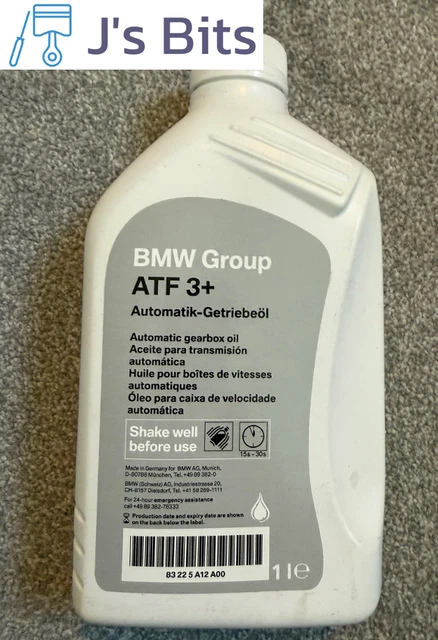 BMW GENUINE 1L Automatic Transmission Fluid Oil ATF 3+ 1 Litre 83225A12A00 OEM £26.72 - PicClick UK
