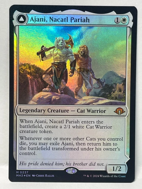 MTG AJANI, NACATL Pariah / Ajani, Nacatl Avenger 237 FOIL - NM £13.68 ...