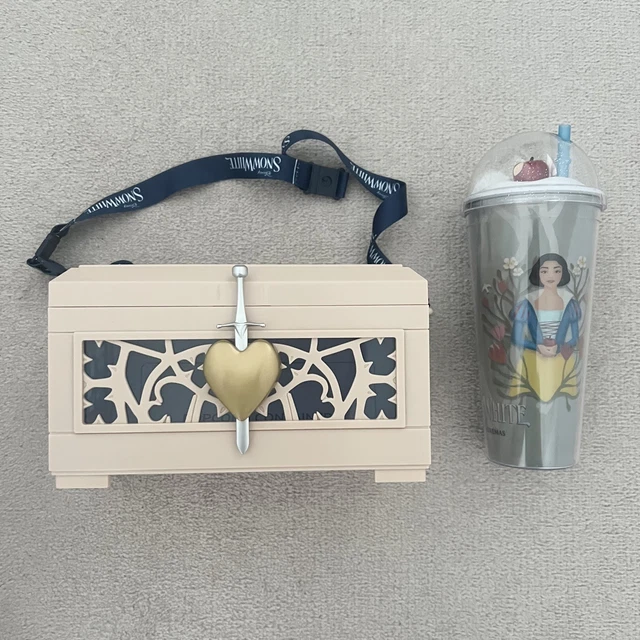 DISNEY SNOW WHITE 2025 Odeon Collectors Popcorn Box and Globe Tumbler ...