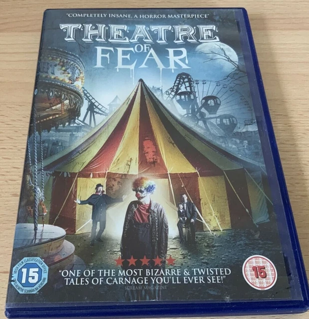 THEATRE OF FEAR Dvd Horror Film Cert 15 Insane Horror £3.99 - PicClick UK
