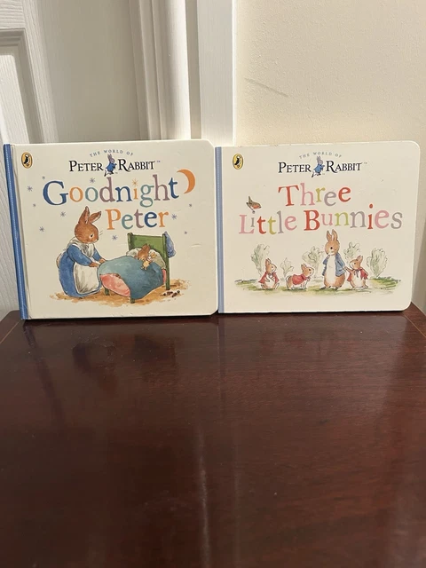 PETER RABBIT BOOK Bundle Goodnight Peter And Three Little Bunnies ...