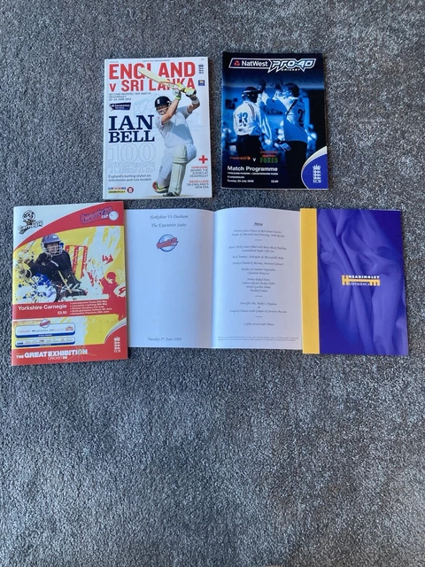 Programmes, Cricket Memorabilia, Sports Memorabilia - PicClick UK