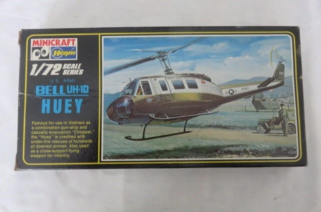 HASEGAWA MODELS 1/72 US Bell UH-1D Huey helicopter kit £12.00 - PicClick UK