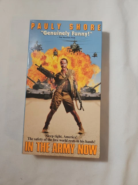 PAULY SHORE, IN The Army Now VHS Tape, COMPLETE/TESTED SEE PHOTOS ...