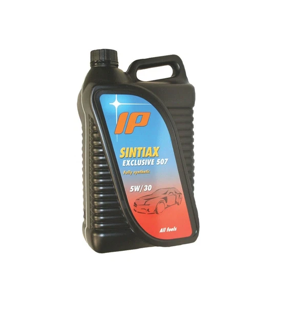 4 LT ENGINE Oil Car IP 5W30 Sintiax Exclusive 507 Acea C3 Api Sn / Cf ...