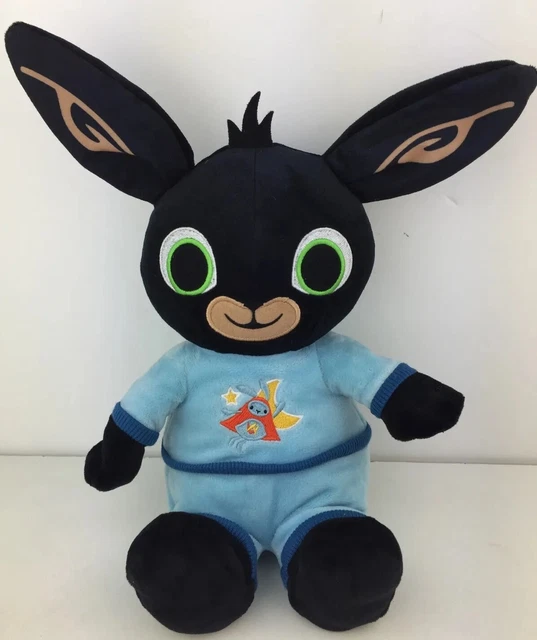 BEDTIME BING CBEEBIES Soft Cuddly Plush Talking, Music Rabbit Bunny Toy ...