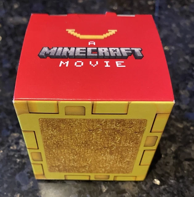 MINECRAFT MCDONALD’S HAPPY Meal Toy 2025 Yellow Cube Box Dawn ...