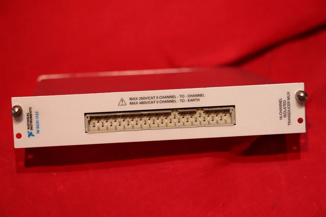 NATIONAL INSTRUMENTS SCXI-1122 16-Channel Universal Input Module, SN ...