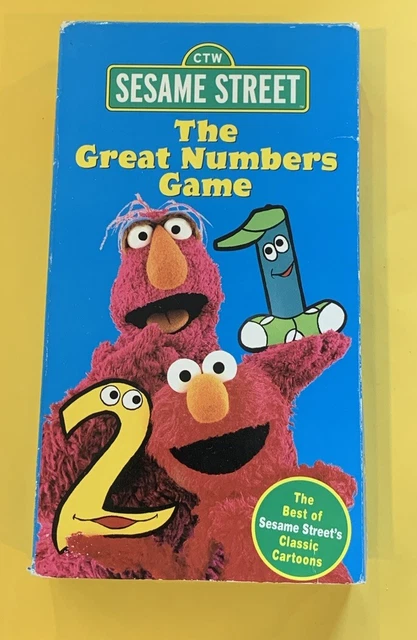 VHS TAPE SESAME Street The Great Numbers Game £7.30 - PicClick UK