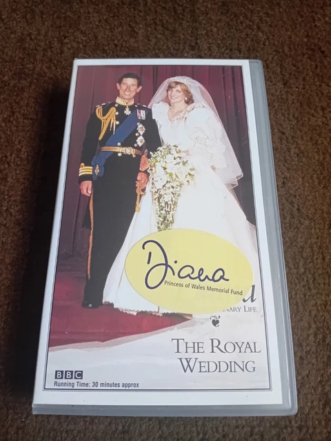 PRINCESS OF WALES Diana The Royal Wedding VHS Video Tape PAL BBC ...