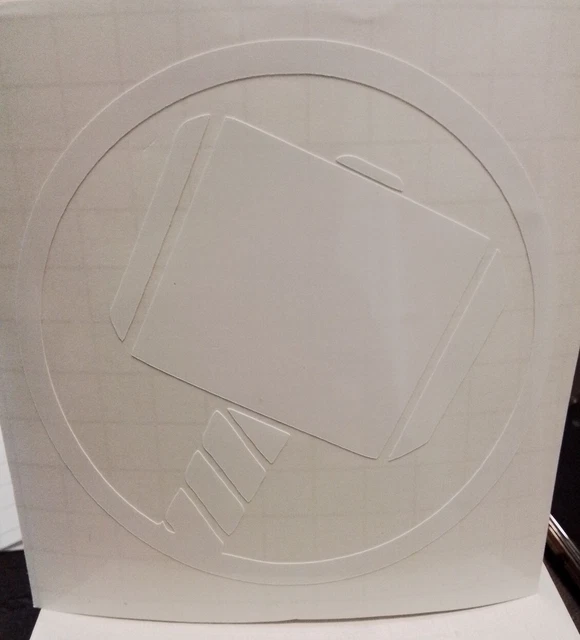 THOR HAMMER MJOLNIR Logo Vinyl Car Laptop Decal Sticker - Ragnarok [4x4 ...