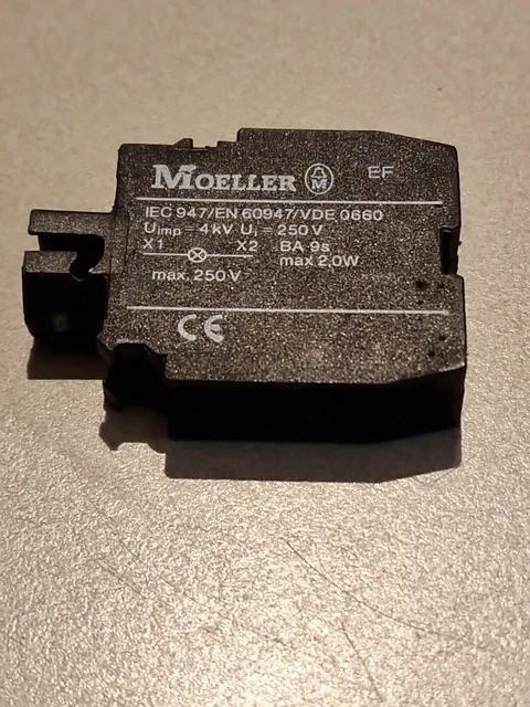 7 X KLOECKNER MOELLER EF VDE 0660/IEC 337 Lampholder £42.61 - PicClick UK