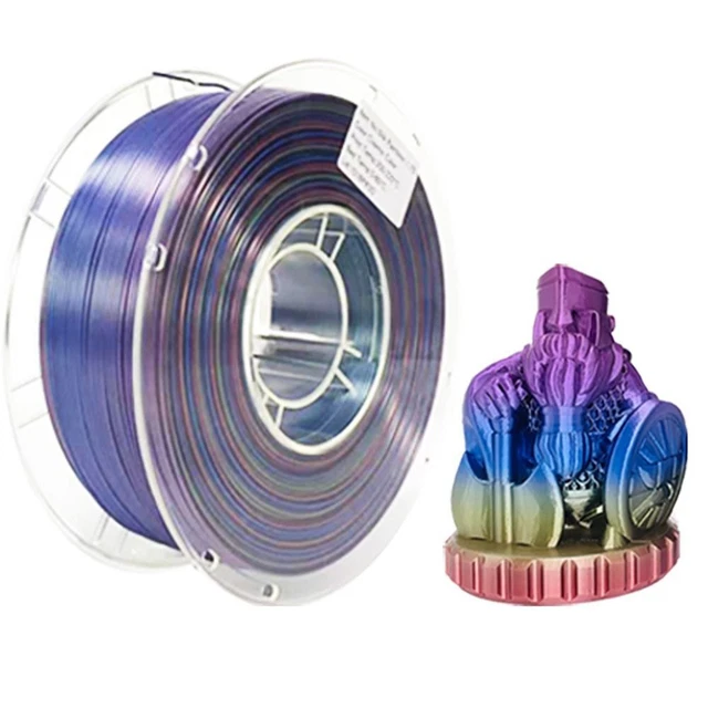 1KG FAST COLOR Change Rainbow PLA Filament for Most FDM 3D Printers £49 ...