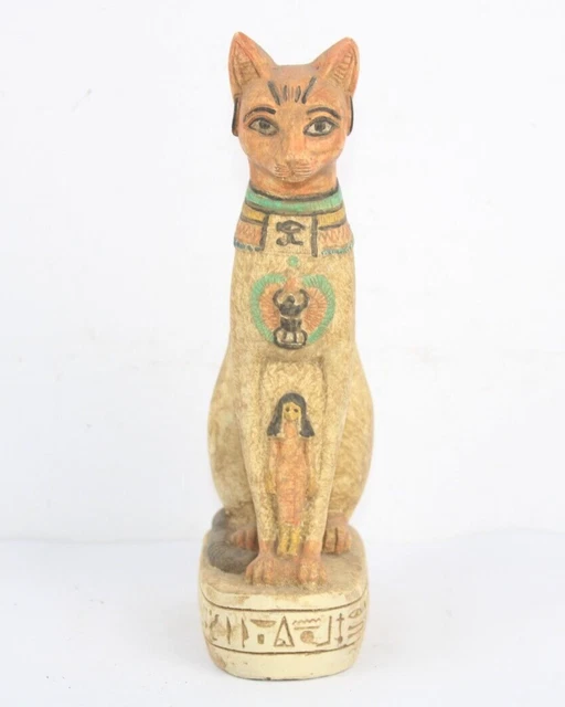 PHARAONIC ANCIENT EGYPTIAN Bastet Cat Bast Statue Stone Egypt History ...