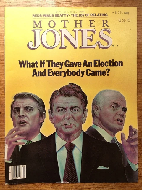 SEPT/OCT 1983 MOTHER JONES political magazine RONALD REAGAN EUR 19,07 ...