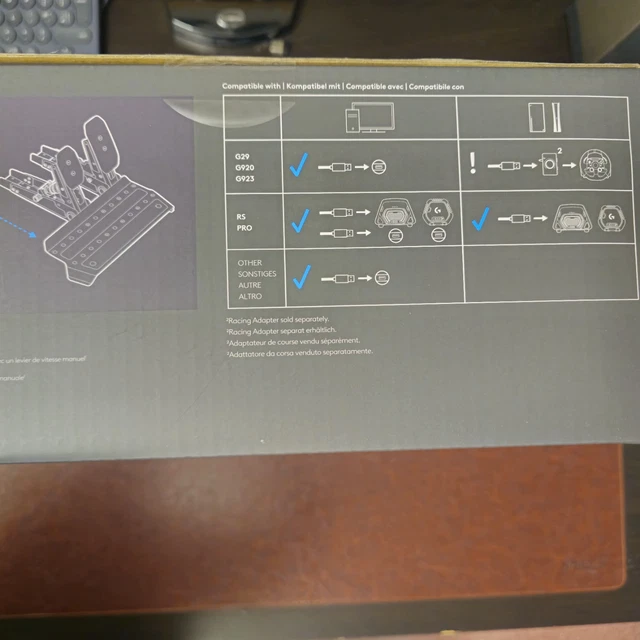 LOGITECH G RS Load Cell Pedals - PS5/PC/Xbox £120.30 - PicClick UK