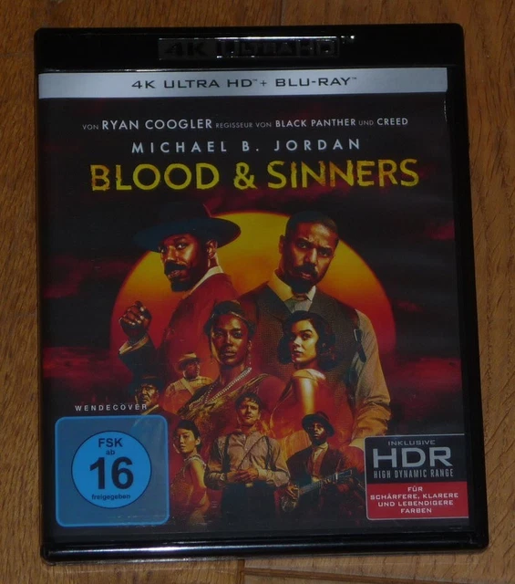 BLOOD & SINNERS 4K Ultra HD+Bluray 2025 Horror Drama Warner Bros. FSK ...