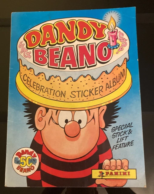 DANDY AND BEANO Celebration Sticker Album Panini 50 Years Young VGC ...