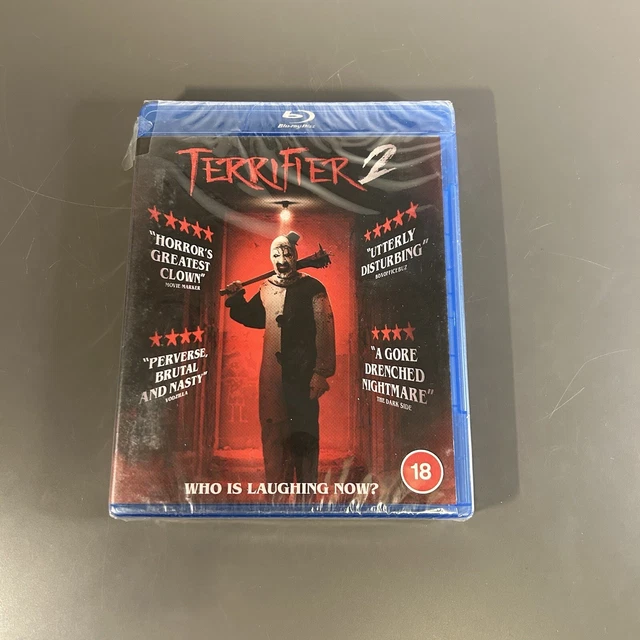 TERRIFIER 2 BLU-RAY Region B Film 18 | Brand New Sealed Broken Case ...