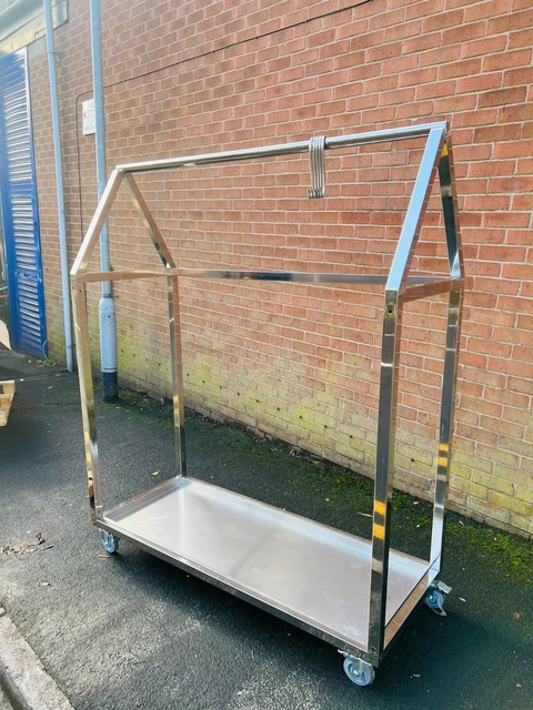 BUTCHERS MEAT HANGING Trolley Stainless Steel Hold 300KG Weight £399.00 ...