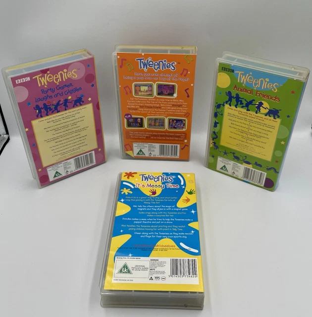 TWEENIES VHS VIDEO Tape Bundle - Children's TV Show Retro BBC CBBC £22. ...