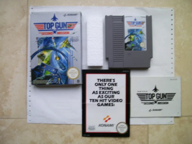 TOP GUN THE Second Mission Complet sur Nintendo NES !!!! EUR 59,99 ...