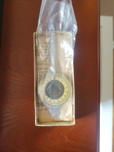 VINTAGE GERMAN OPISOMETER Map Distance Measuring Tool Instrument $15.99 ...