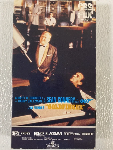 VINTAGE CBS FOX James Bond “Goldfinger” VHS 1984 £11.24 - PicClick UK