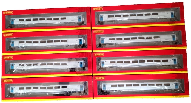8 X HORNBY HM Queen Elizabeth II Platinum Jubilee HST Train Coaches ...