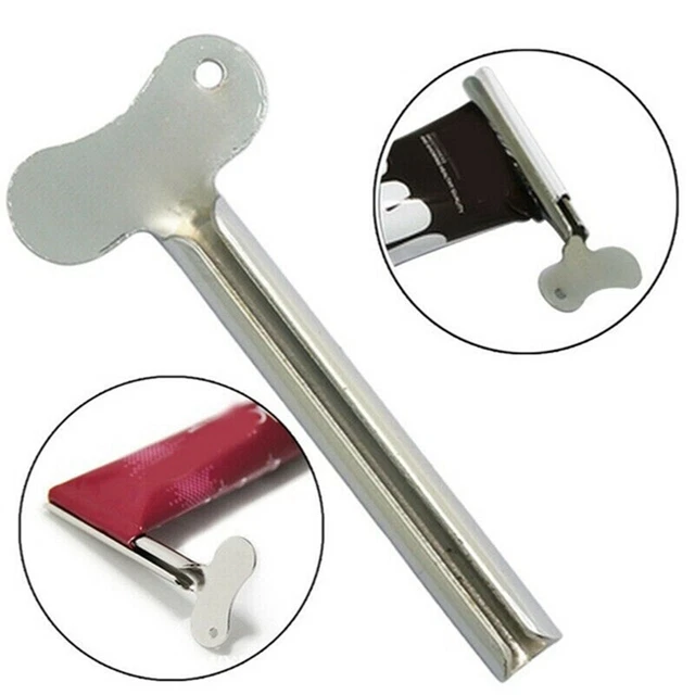 STEEL TUBE TOOTHPASTE Squeezer Key Dispenser Easy Squeeze Tool £3.99 ...