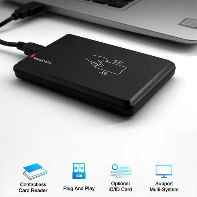 125KHZ USB RFID Contactless Proximity Sensor Smart non-contact ID Card ...