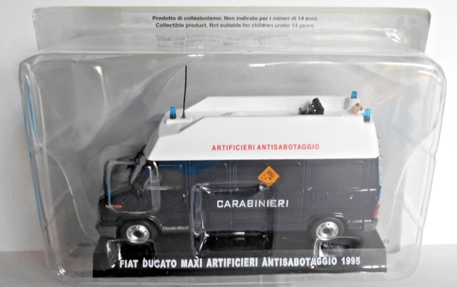 DIE CAST 1/43 Modèle Van Carabinieri Fiat Ducato Maxi Escouade ...