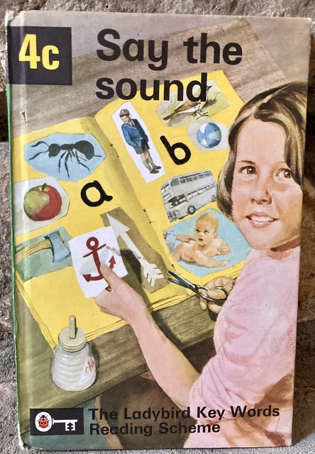 VINTAGE READING PHONICS Book, 1965, Say the Sound, Ladybird Key Words ...