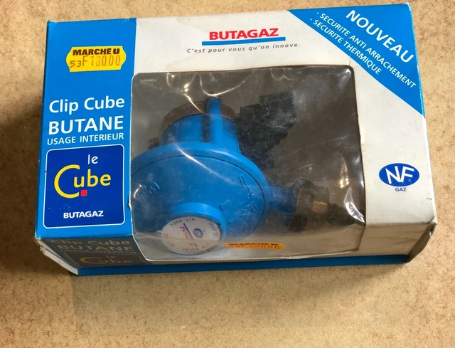 DÉTENDEUR BUTAGAZ CLIP cube butane type 637B4, neuf EUR 11,95 - PicClick FR