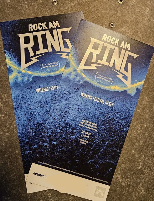ROCK AM RING 2025- 2 Weekend Festival Tickets EUR 400,00 - PicClick DE