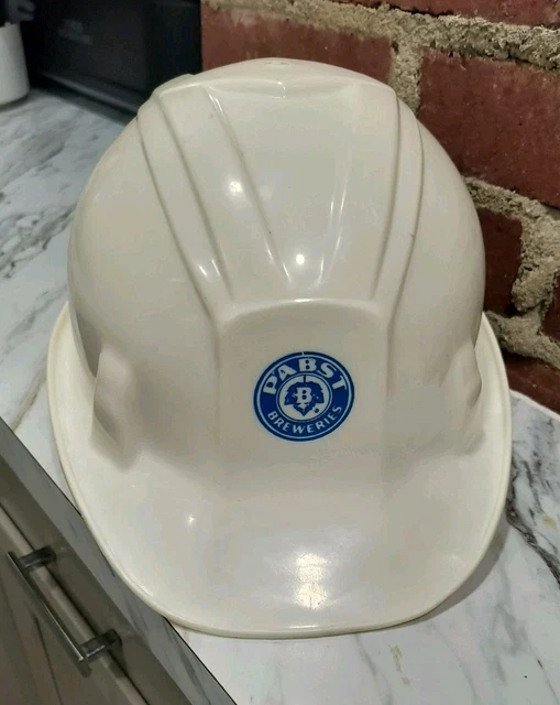 RARE VINTAGE PABST Blue Ribbon Beer Brewery Employee Hardhat Helmet PBR Bar £21.49 - PicClick UK
