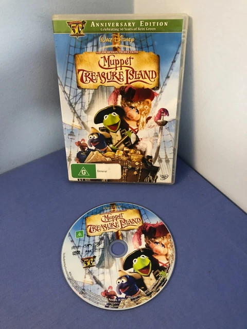 MUPPET TREASURE ISLAND 50th Anniversary Edition Walt Disney DVD R4 $14. ...