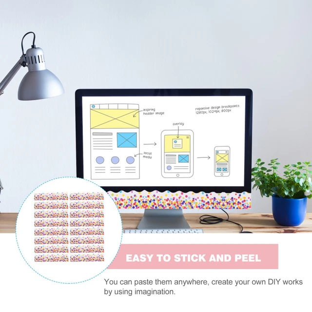 3 PACK BULLETIN Board Trim Border Borders Stickers Strips Decorative £ ...