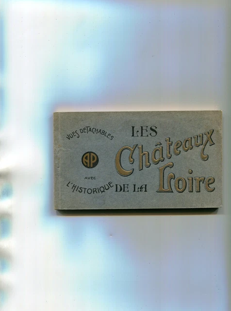 CARNET DE 20 cartes sur les Châteaux de la Loire avec historique EUR 10 ...