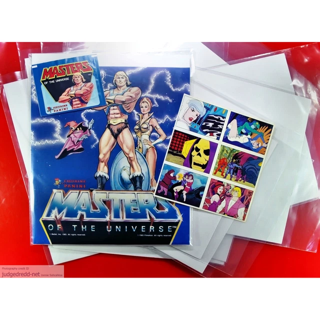 MASTERS OF THE Universe Sticker Album Sleeves Only. Size2. [Panini] x ...