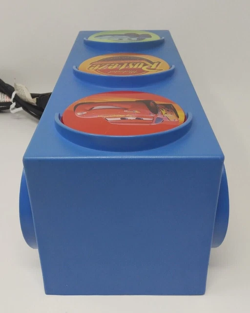 DISNEY PIXAR CARS Stop Light Traffic Lamp Lightning McQueen Mater Rust ...