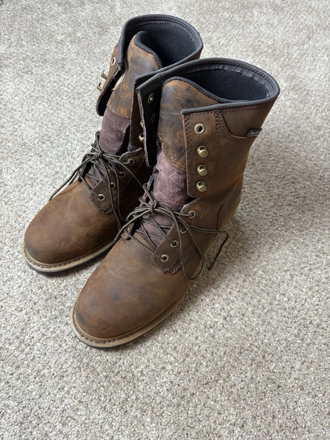 RED WING IRISH Setter Mens 10 Mesabi Steel Toe Waterproof 8” Logger ...