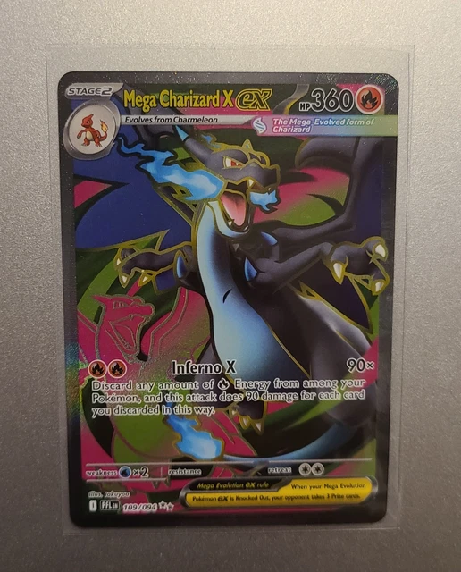 MEGA CHARIZARD X EX 109/094 Phantasmal Flames Freshly Pulled, Mint Condition £49.98 - PicClick UK