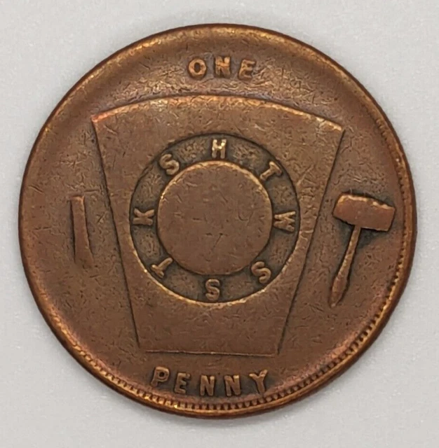 MASONIC TOKEN DATED 1915 for York Chapter No 200, Columbus Ohio, One ...