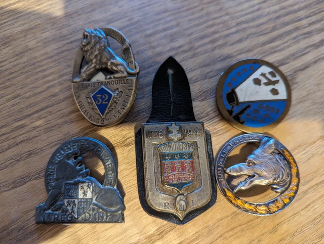 RARE LOT INSIGNES militaires Seconde guerre WW2 Infanterie EUR 100,00 ...