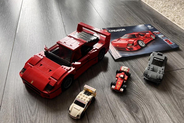 LEGO CREATOR EXPERT Ferrari F40 (10248)+Speed Champ AMG GT + 2x Shell ...