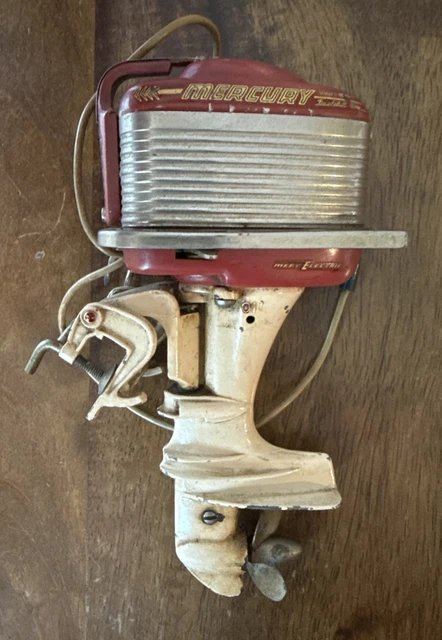 RARE VINTAGE MERCURY Mark 55 Thunderbolt Four Toy Outboard Boat Motor ...