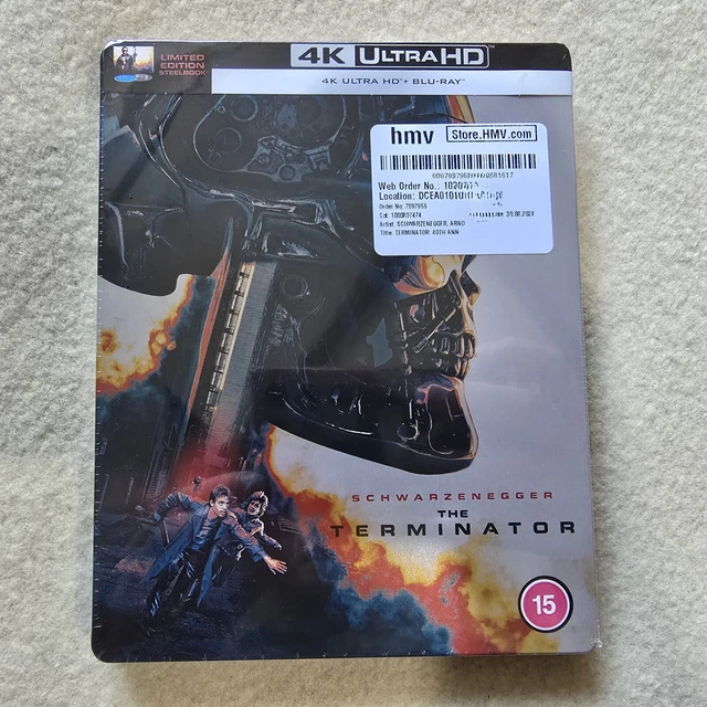 THE TERMINATOR (1984) 40th Anniversary 4K Ultra HD + Blu Ray Steelbook SEALED £42.31 - PicClick UK