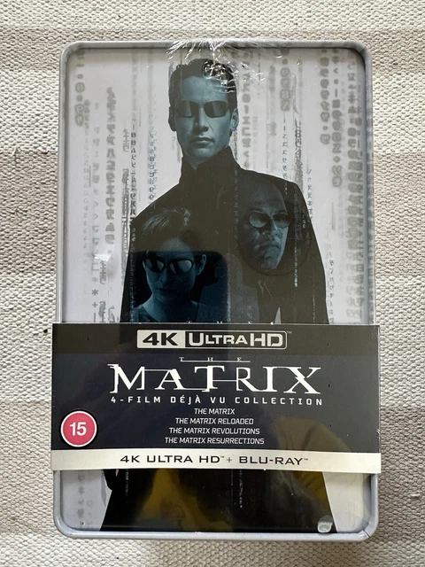THE MATRIX 4-FILM DEJA VU Collection 4K Steelbook Box Set* (2024) NEW ...